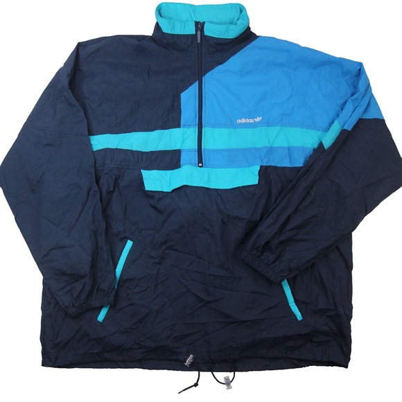 adidas | Jackets & Coats | Vintage Adidas Packable Color Block ...